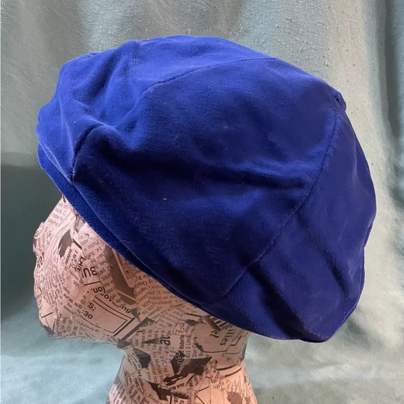 Estate | Accessories | Vintage Blue Velvet Beret | Poshmark